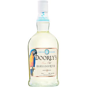Doorlys Rum 3 YO White, 70 cl x 6