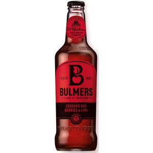Bulmers Crushed Red Berries and Lime, 500 ml x 12
