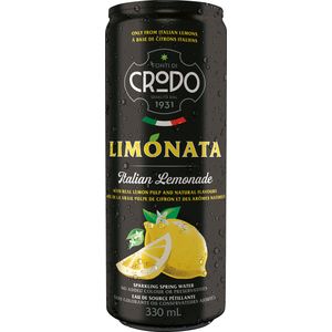 Crodo Lemon Soda, Can, 330 ml x 24