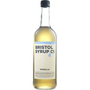 Bristol Syrup Company Vanilla Syrup, 75 cl x 6