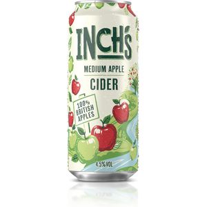 Inch's Medium Apple Cider, Can, 440 ml x 24