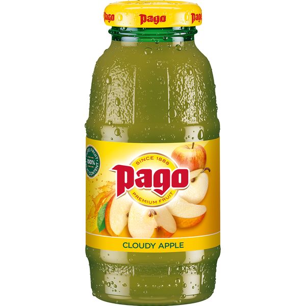 Pago Cloudy Apple Juice, 200ml x 12