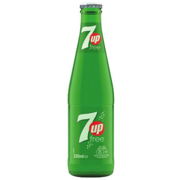 7UP Zero 330ml NRB, 330 ml x 24