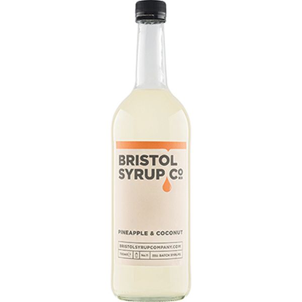 Bristol Syrup Co. Pineapple & Coconut Syrup, 75 cl x 6