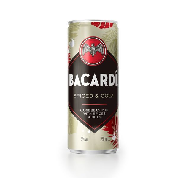 Bacardi & Cola Cans Bacola, 250 ml x 12