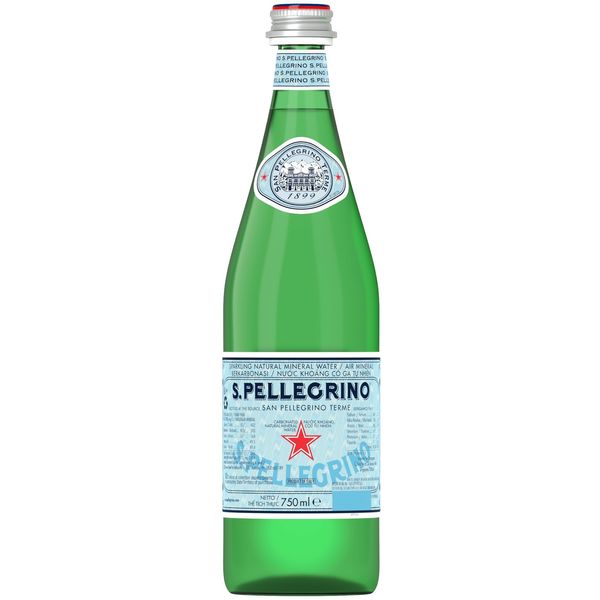 Sanpellegrino Sparkling Water, NRB, 750 ml x 12