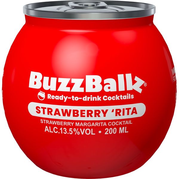Buzzballz Strawberry Rita, 200 ml x 24